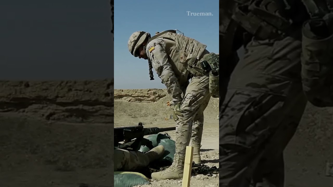M2 Browning (Ma Deuce): American Legendary Machine Gun #shorts