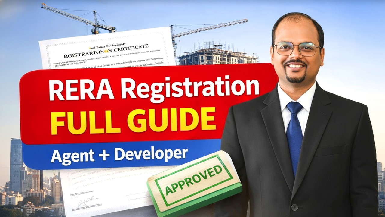 RERA Registration Full Guide 2026 | Agent & Developer Registration Process