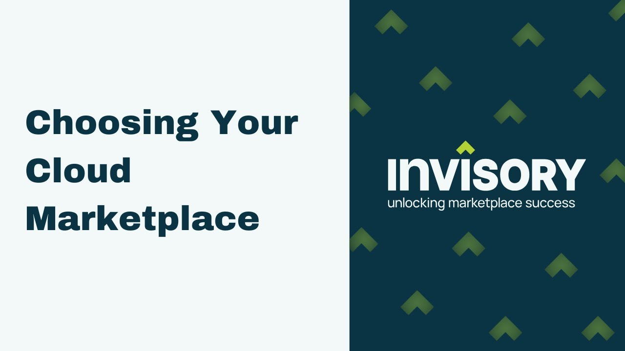 Choosing Your Cloud Marketplace (with Jay McBain)