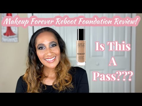 Makeup Forever Reboot Active Care Revitalizing Foundation Review | 8HR Wear Test | Shade Y412