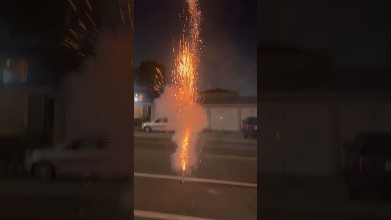 The hammer 5” salute shell 🔨💥💥 #fireworks #4thofjuly #pyro #salutes #boom