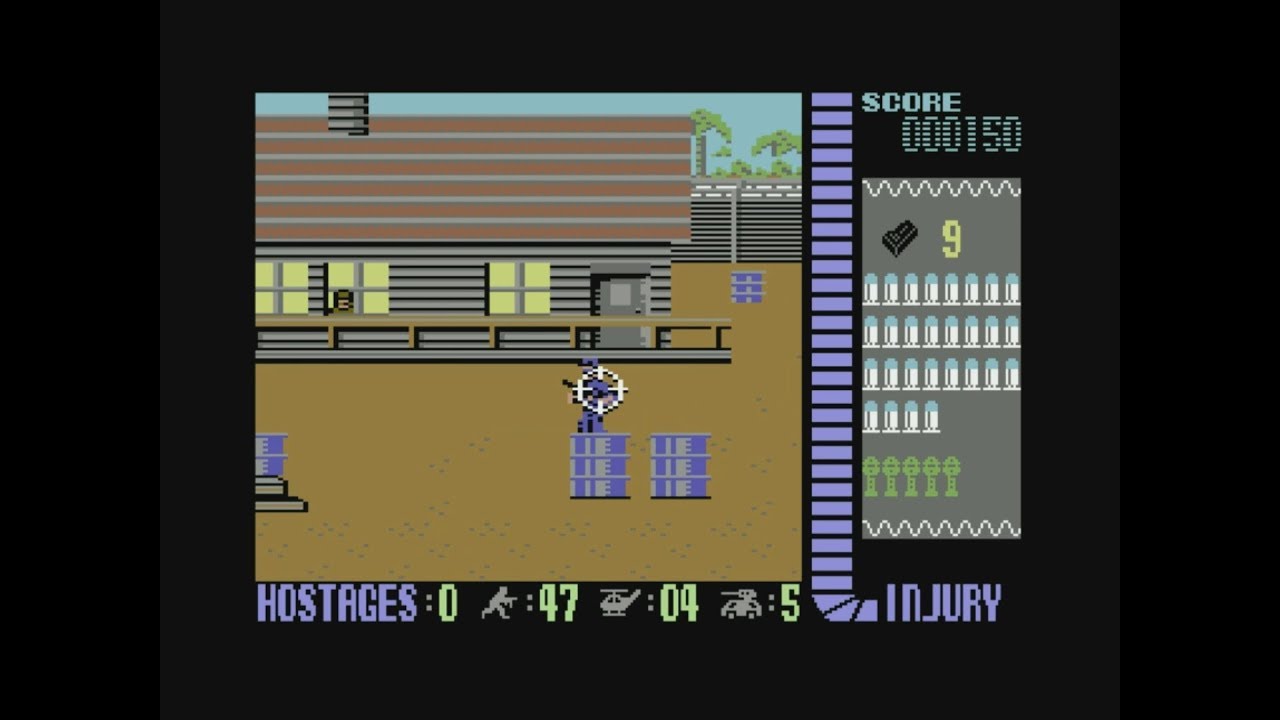 Operation Wolf (C64 Longplay)
