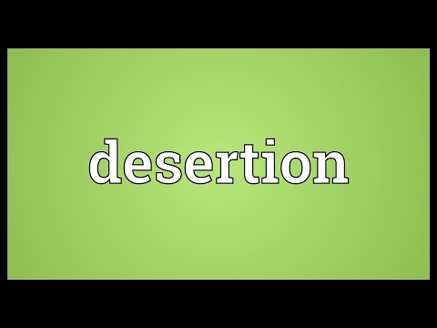 Desertion Meaning