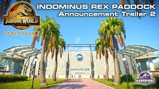Jurassic World Evolution 2 - Concept Indominus Rex Paddock - Announcement Trailer 2 at Jurassic ...