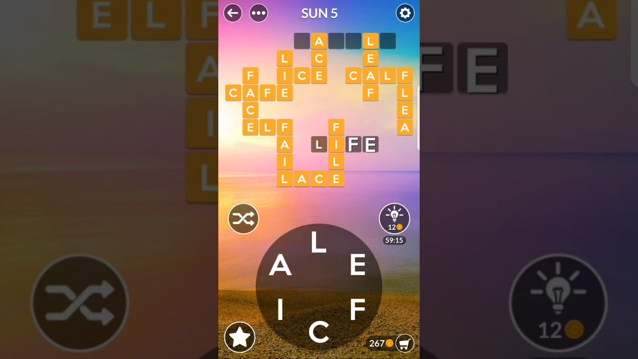 Wordscapes Sun 5