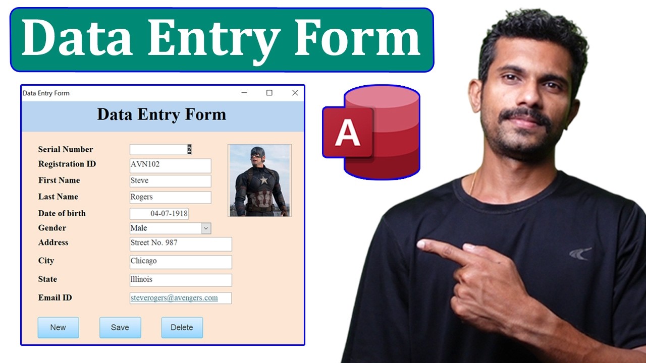 How to create a Data Entry Form in Microsoft Access