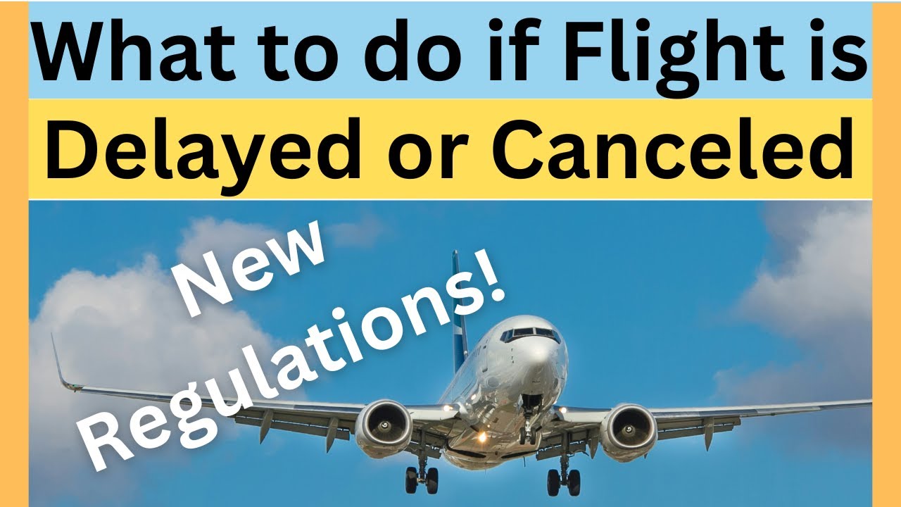 What to do if Flight is Canceled or Delayed: New Dept. of Transportation Regulations!