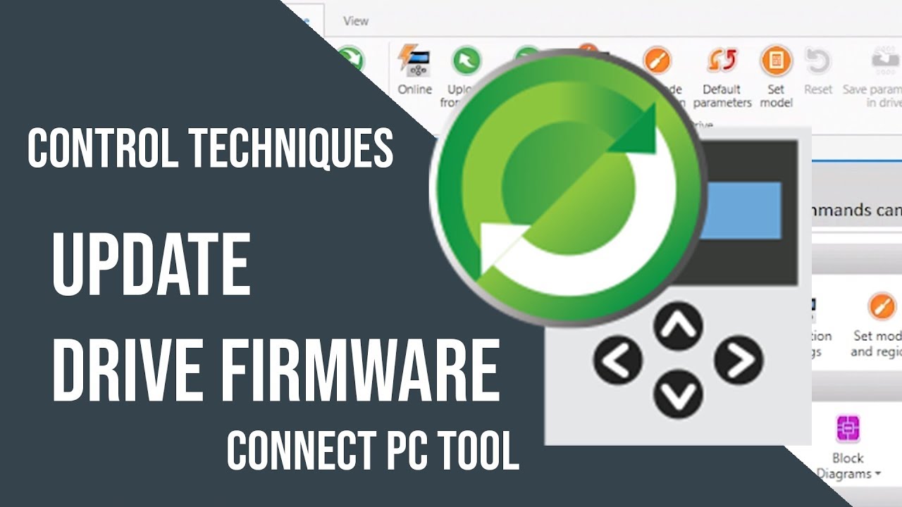 Update Drive Firmware | CONTROL TECHNIQUES | NIDEC