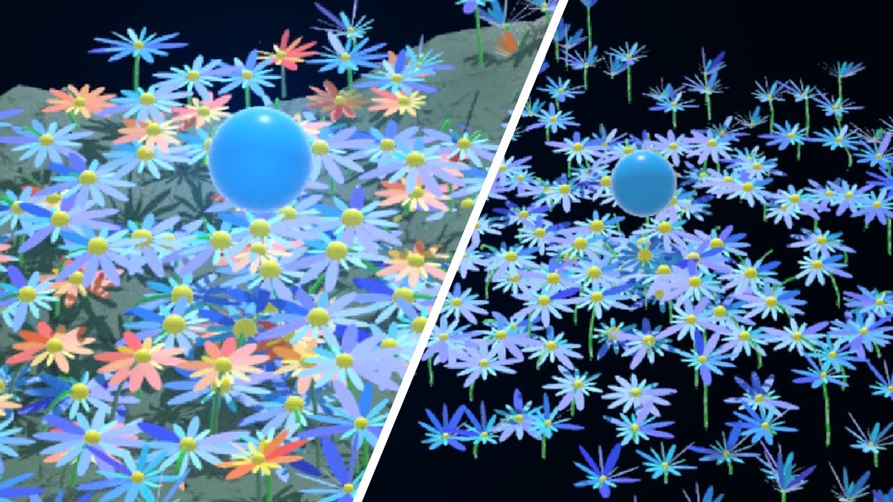 Interactive Flowers Blossoming System Houdini Tutorial