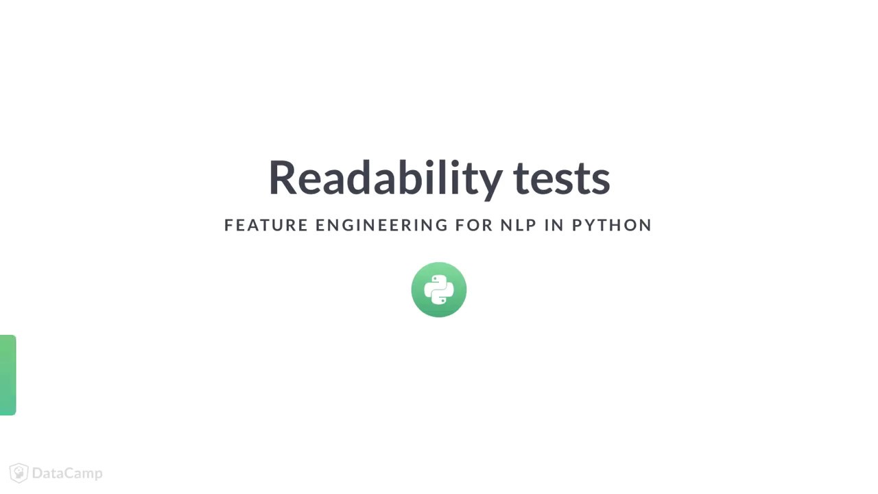 Python Tutorial: Readability tests