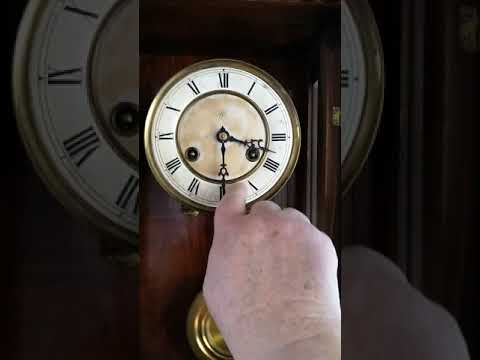 Antique Junghans Keyhole Wall Clock