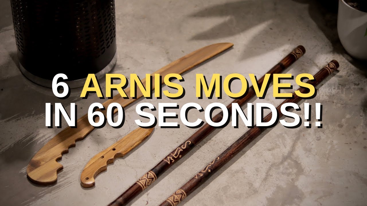 6 ARNIS MOVES (in 60 seconds!!)