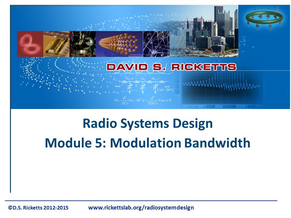 Module 5: Modulation Bandwidth and Pulse Filtering