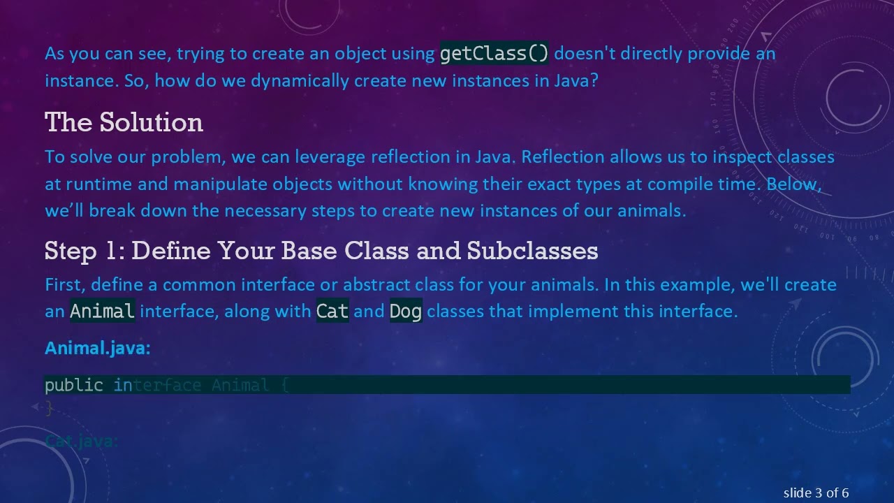 How to Dynamically Create Objects in Java Based on Another Class