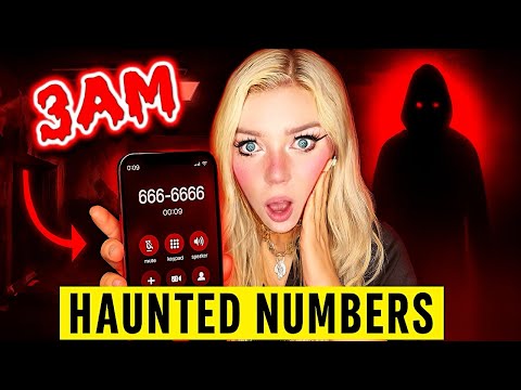 CALLING HAUNTED PHONE NUMBERS YOU SHOULD NEVER CALL AT 3AM...