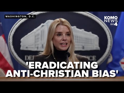 Attorney General Pam Bondi hosts 'Eradicating Anti-Christian Bias Task Force' meeting