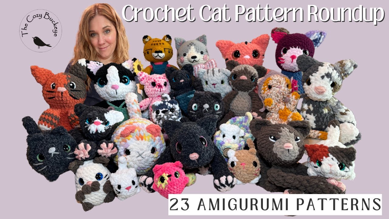 Crochet Cat Pattern Roundup: 23 Amigurumi Patterns