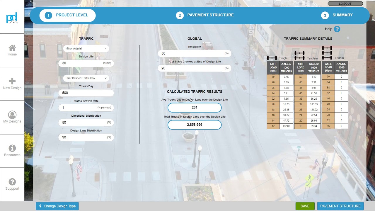 PavementDesigner JPCP Tutorial