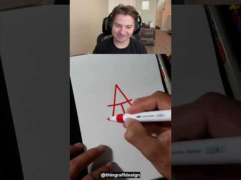 How To Graffiti Letter A 😳