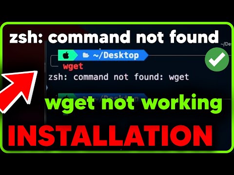 zsh: command not found wget | Mac Error Fixed 2024