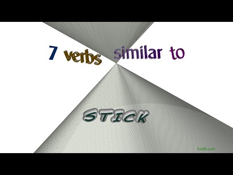 stick - 8 verbs synonym of stick (sentence examples)