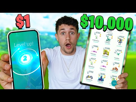 $1 vs $1,000 vs $10,000 Pokémon GO Account!