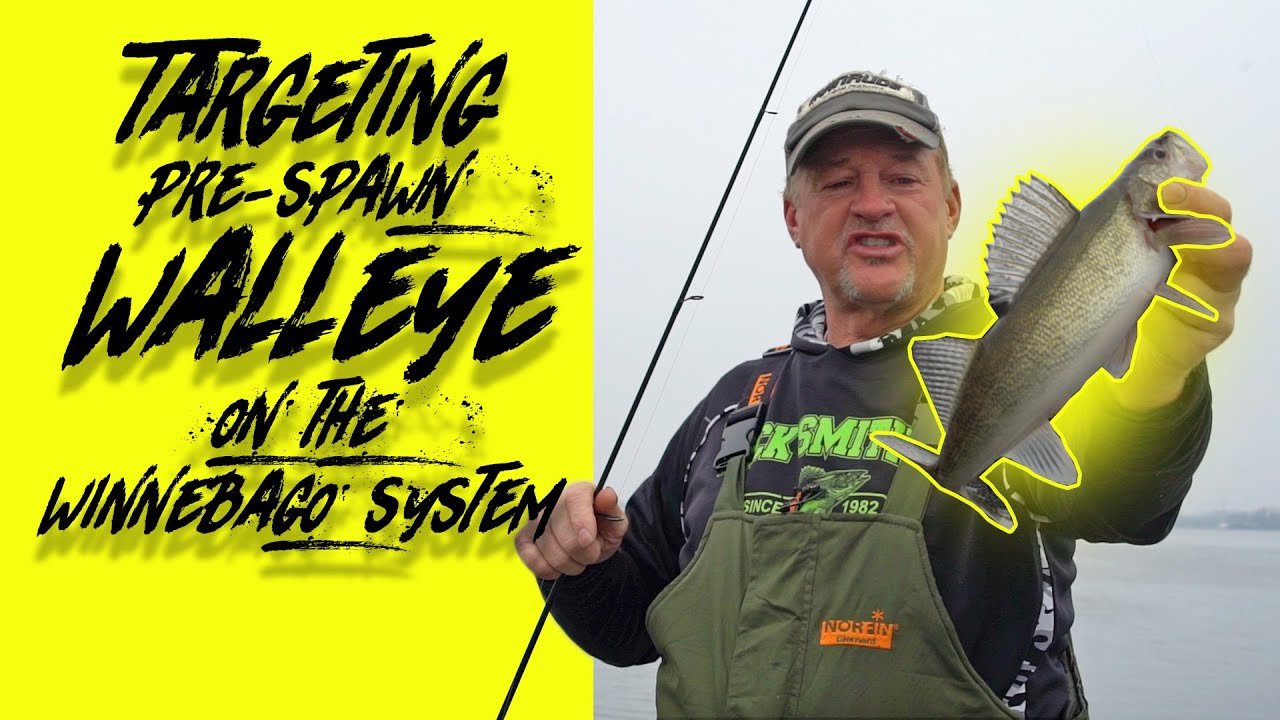 Targeting Pre Spawn Walleyes (Live Bait Rig)
