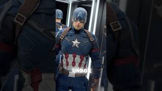 Hot toys Civil War Captain America figure unboxing / review #captainamericacivilwar #captainamerica