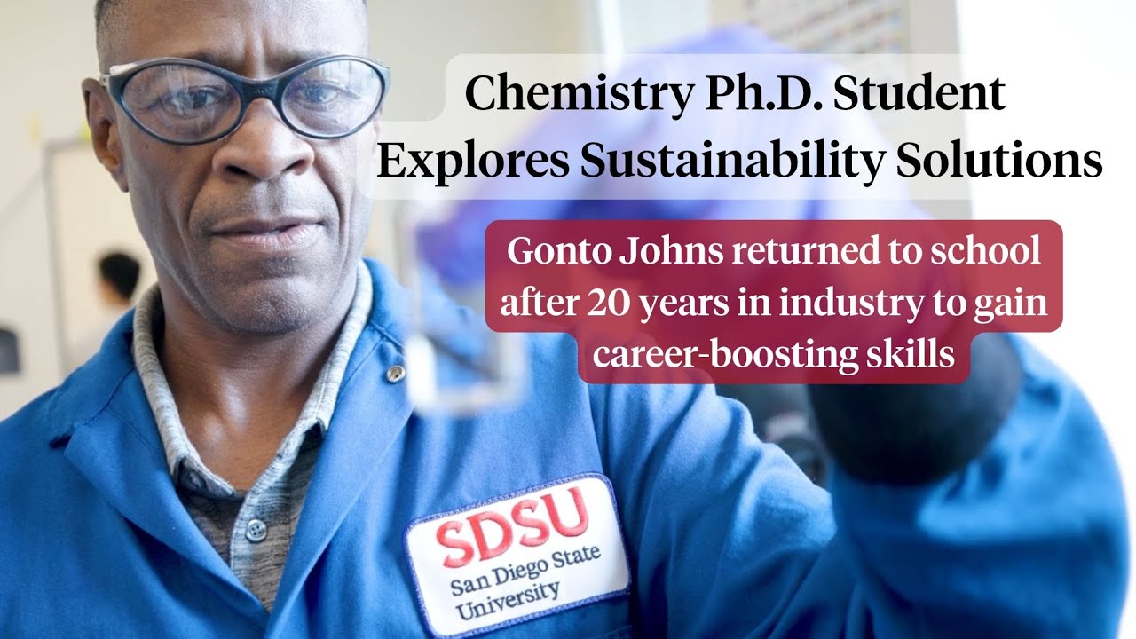 Chemistry Ph.D. student reflects on SDSU experience in final year of program