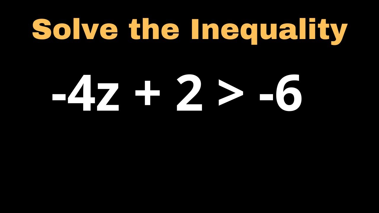 How To Solve A Linear Inequality. Graph The Solution. Write the Solution In Interval Notation.