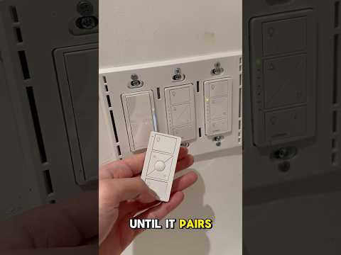 HOW TO PAIR LUTRON PICO REMOTE FAST #Lutron #pico #caseta #smarthome #smartgadgets #technology