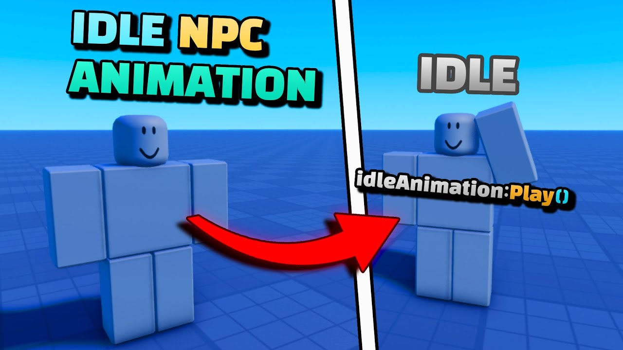 How to Make Idle Animation for NPCs in Roblox Studio!