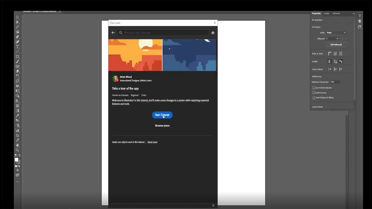 Adobe Illustrator 2023 Training Video 1