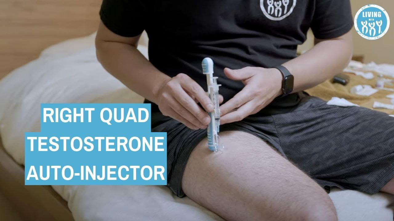 Right Quad Intramuscular Testosterone Auto-Injector