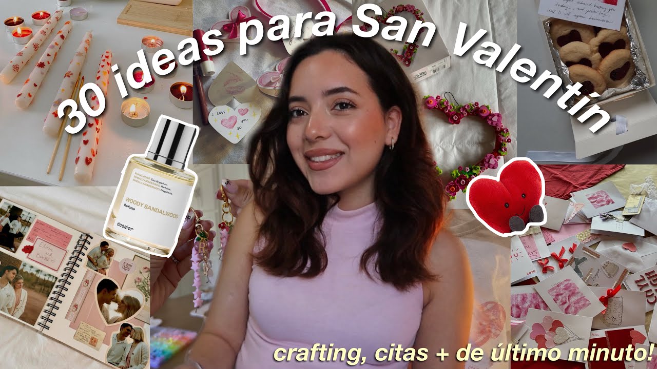 30 IDEAS DE REGALOS PARA SAN VALENTÍN!💘 crafty, compradas & de último minuto!!