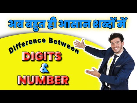 Digits vs Number, difference between digit and number /successor/predecessor