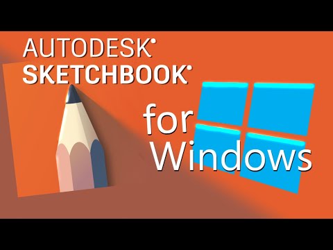How to Use Autodesk Sketchbook for Windows on a Surface Pro - Beginners Sketchbook Inc Tutorial!