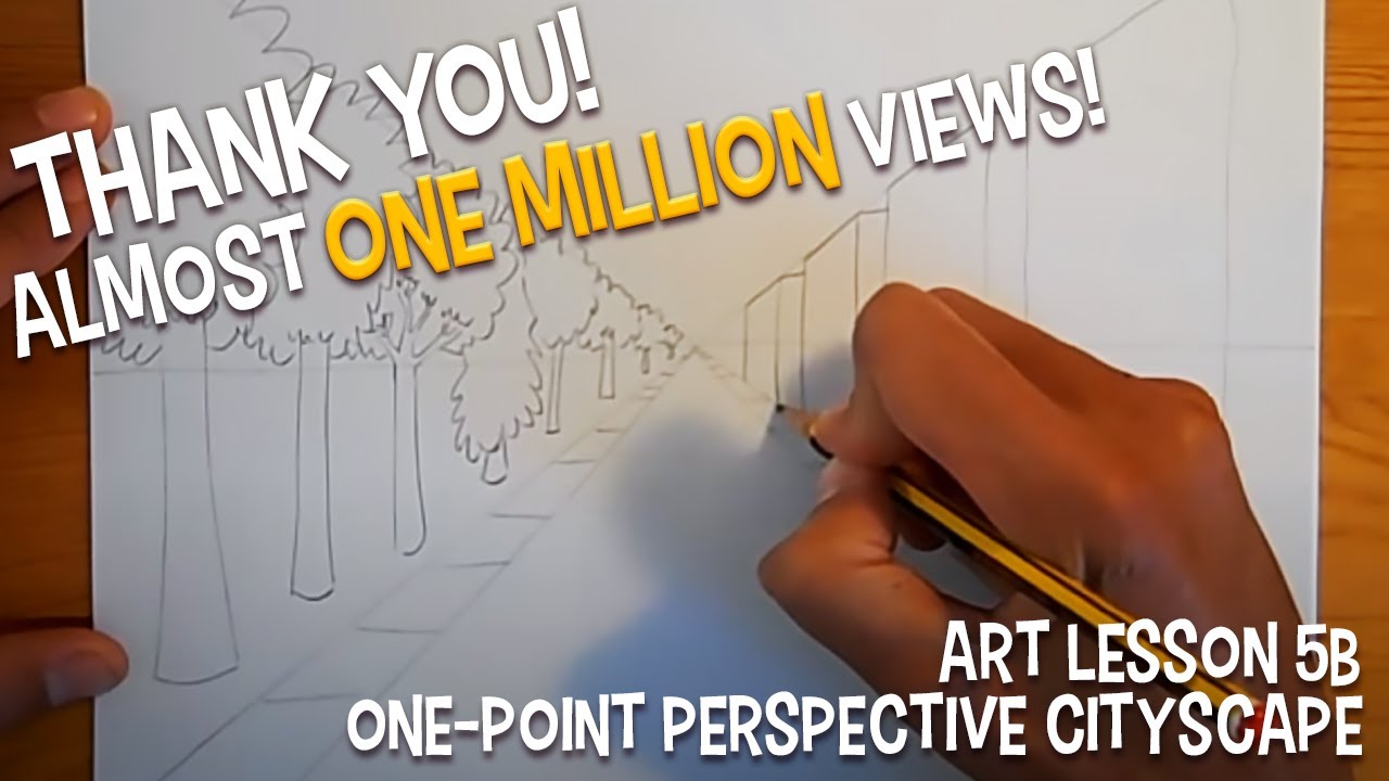 How to Draw a One-Point Perspective Cityscape