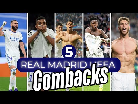 REAL MADRID Most EPIC Comebacks in UEFA History!