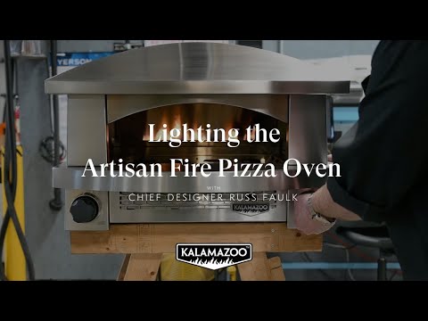 Lighting the Artisan Fire Pizza Oven