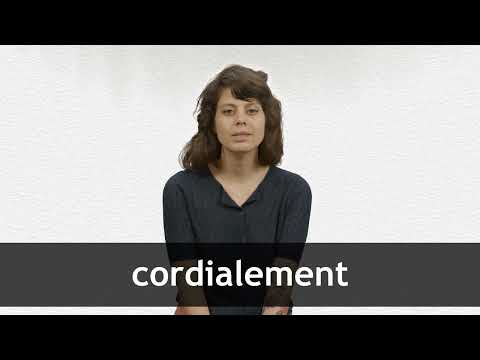 English Translation of “CORDIALEMENT” | Collins French-English Dictionary