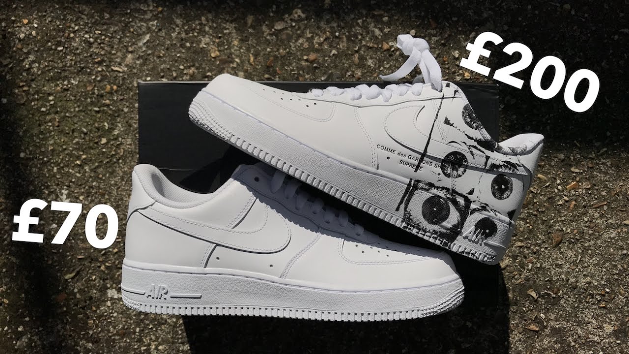 SUPREME CDG AIR FORCE 1 | WORTH £200?!
