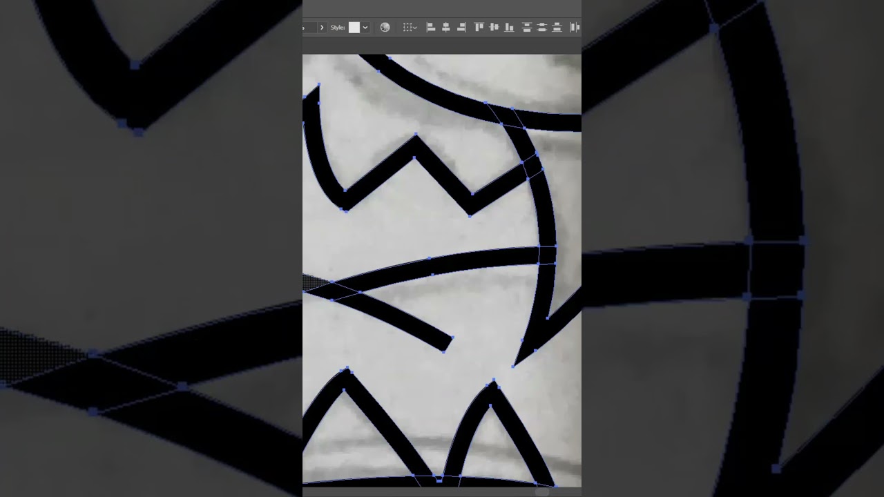 Mascot vector illustration in Adobe illustrator #shorts