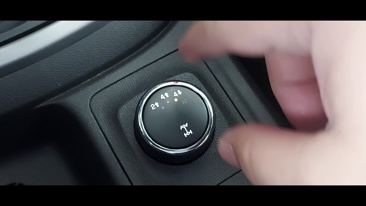 step by step connecting 4x4 traction and 4x4 reduced lock of chevrolet s10