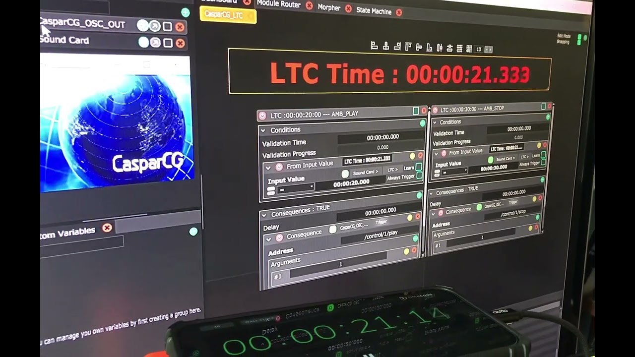 Control clip with external timecode - General - CasparCG Community Forum