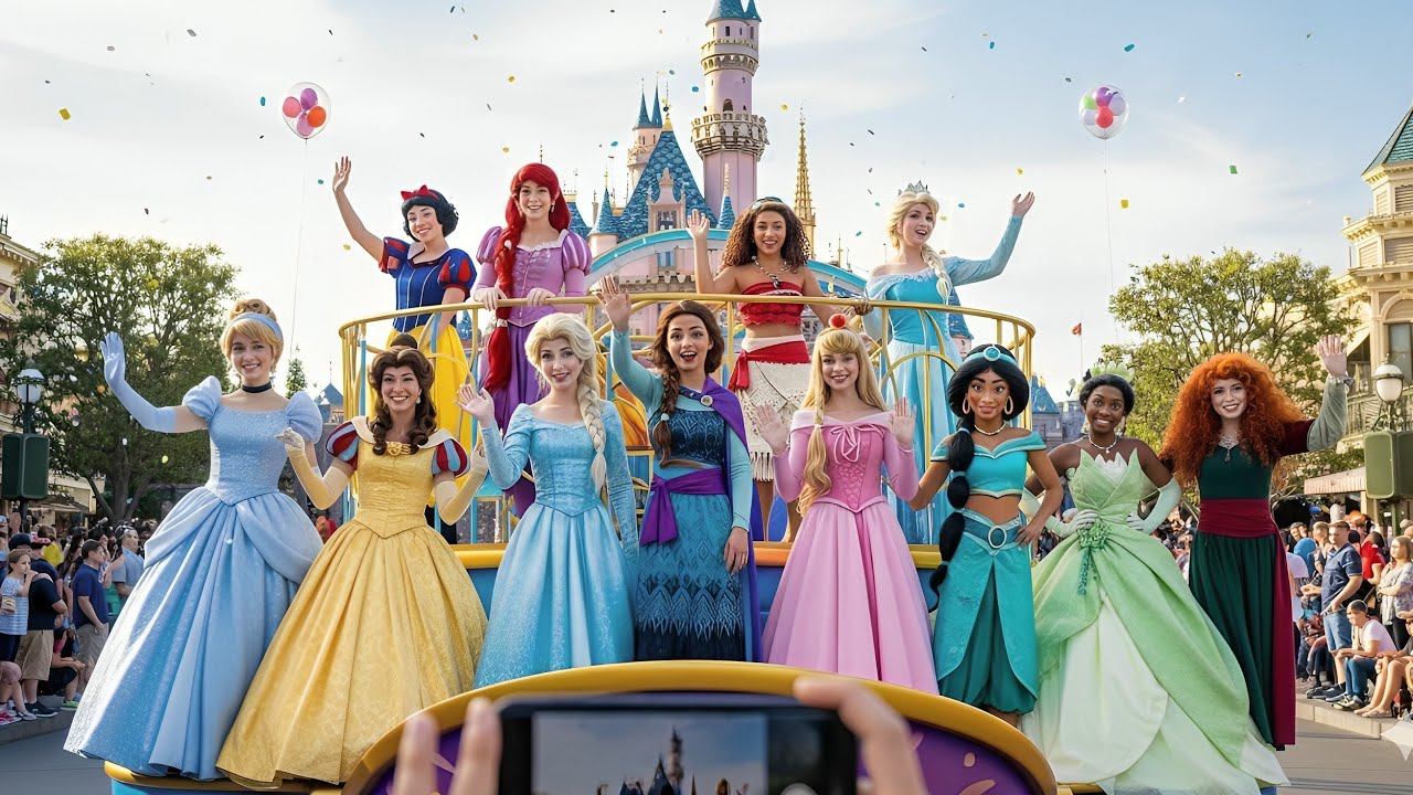 Disney Princess Parade & Cute Moments | 1 Hour Full Special Compilation 