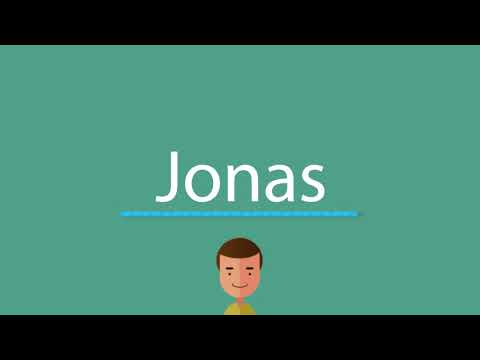 How to say Jonas