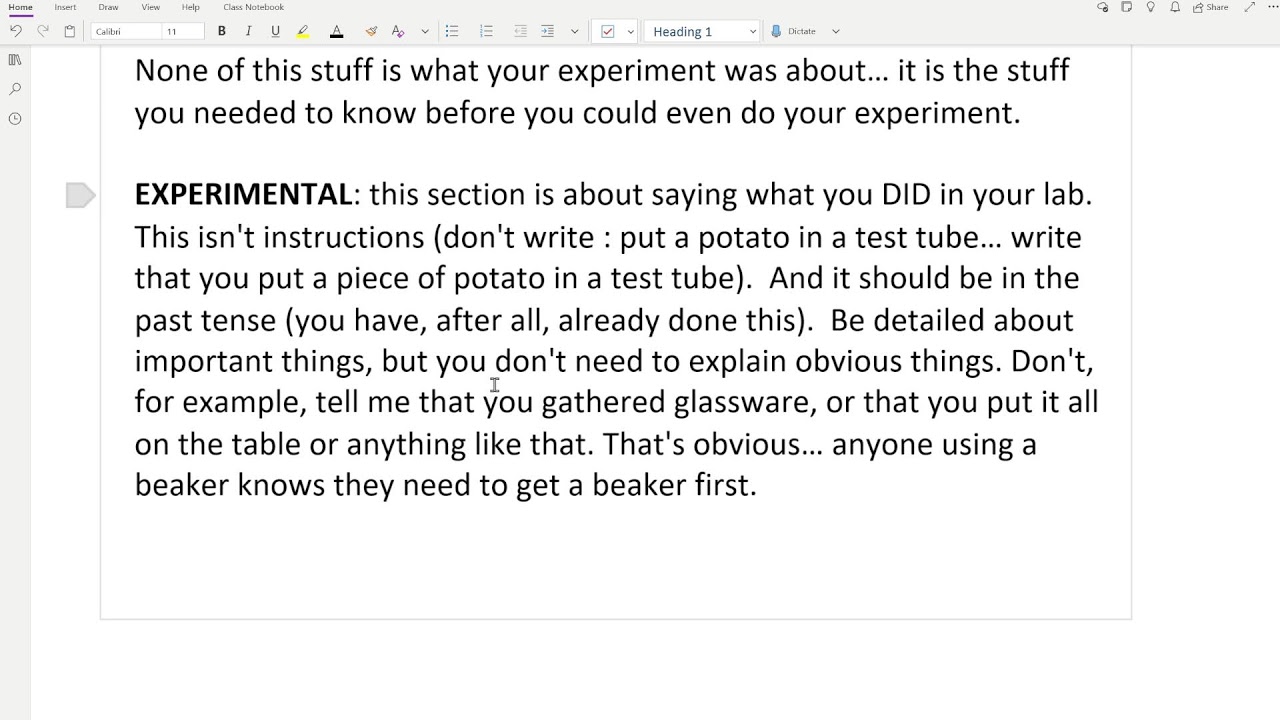 SBI4U - Formal Lab Report Instructions