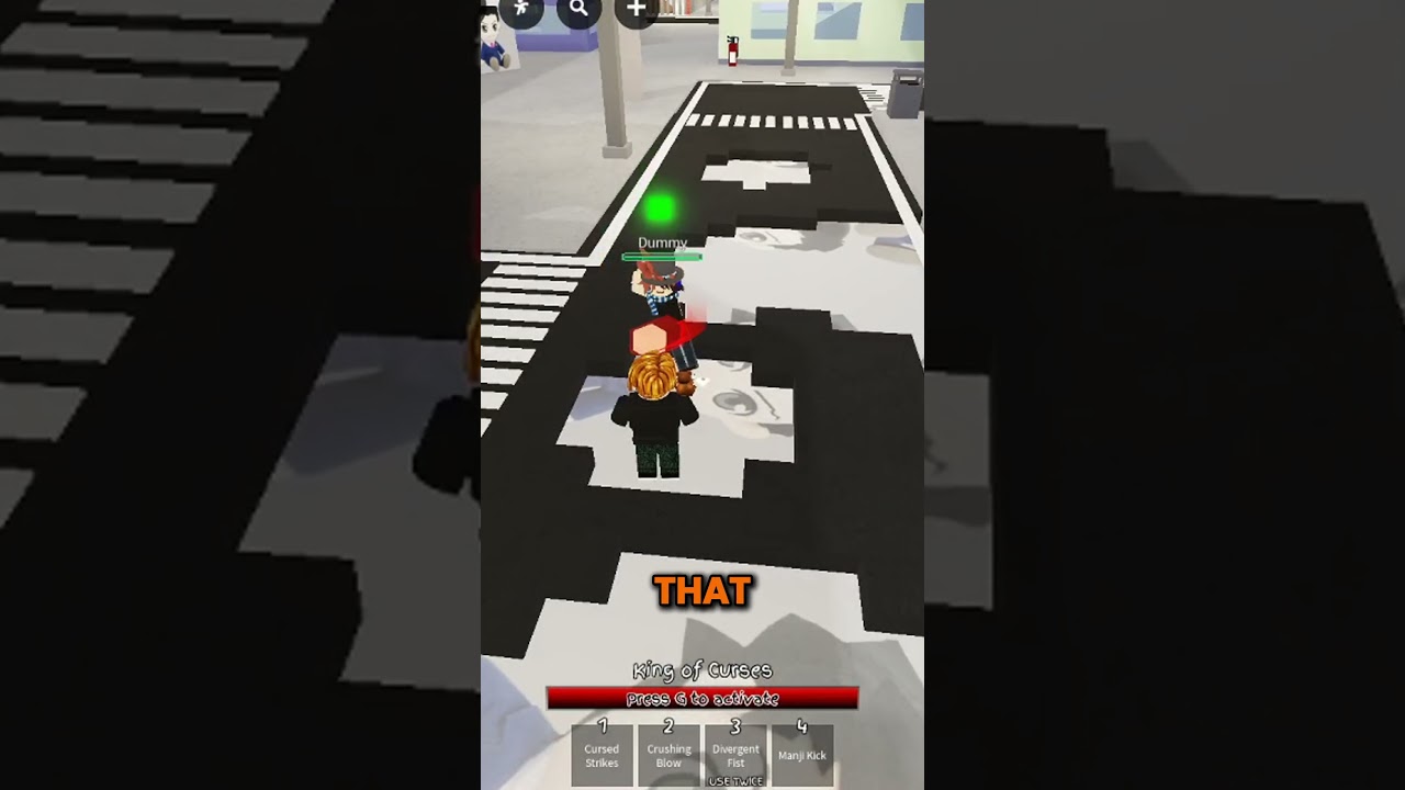 Sukuna: Manji Kick Showcase! #Shorts #roblox #gaming #jjk