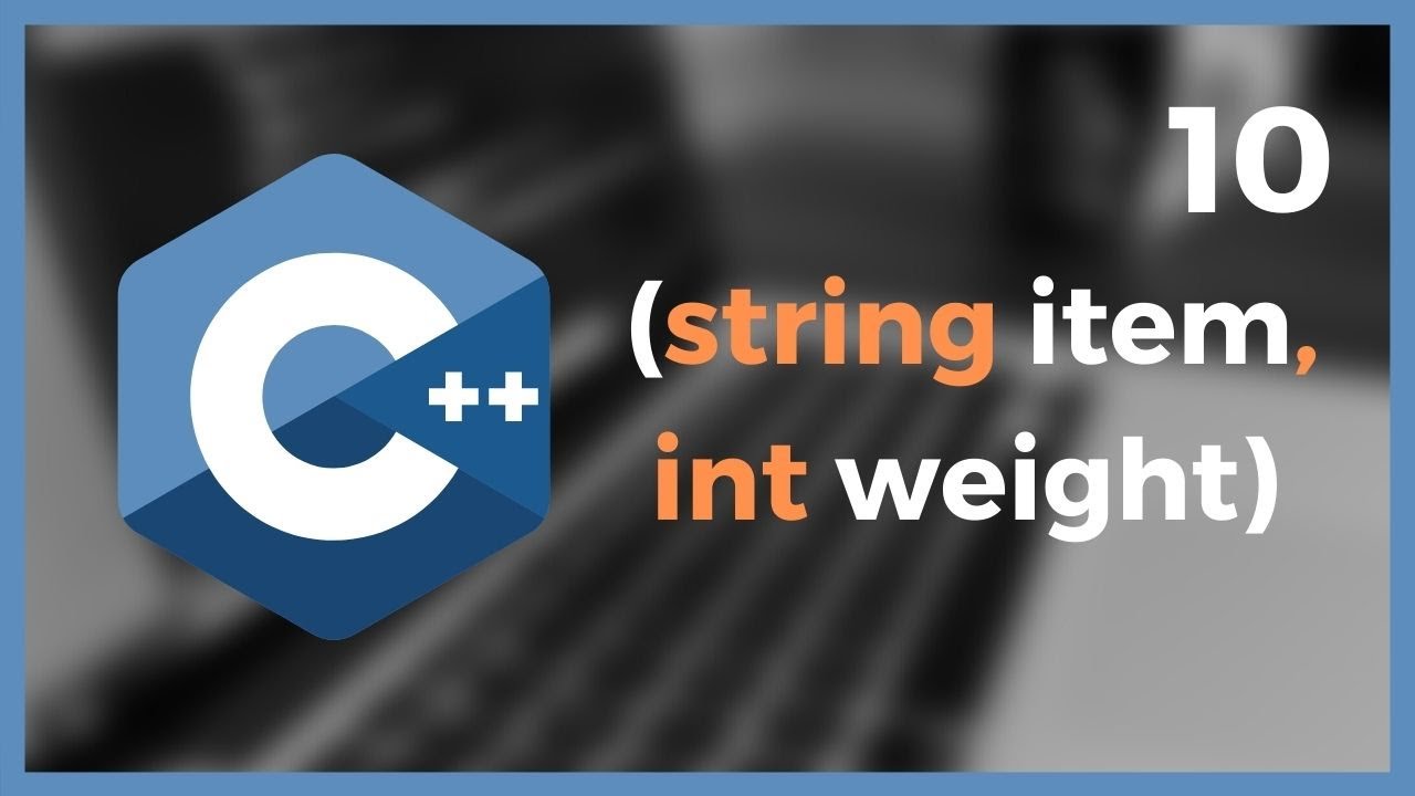 Learn C++ from Scratch Tutorial 2021 (Lesson 10: Parameters & Function Overloading)